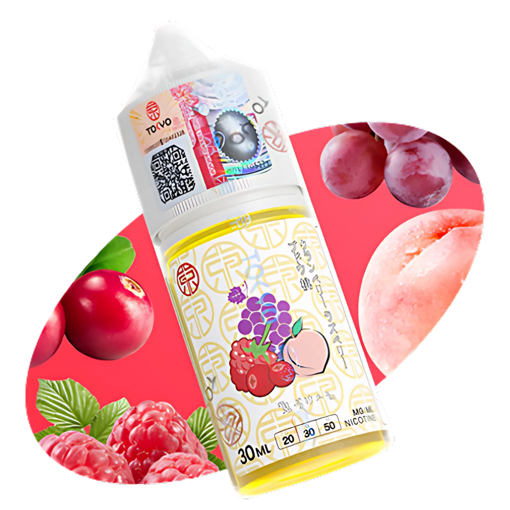 TOKYO CLASSIC ICED CRANBERRY RASPBERRY GRAPE PEACH 30ML